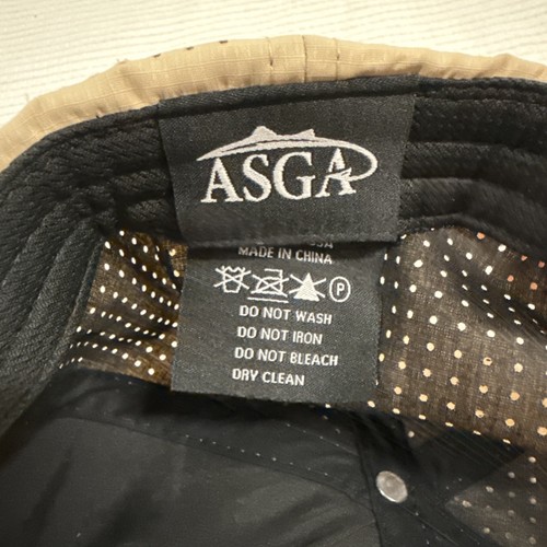 ASGA Tan Embroidered Fish SnapBack Hat Advocate Cap | eBay