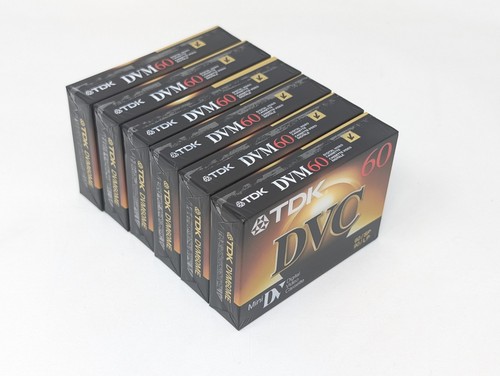 TDK Mini DV Digital Video Cassette DVC 6 Pack 60 Minutes - NEW SEALED ...
