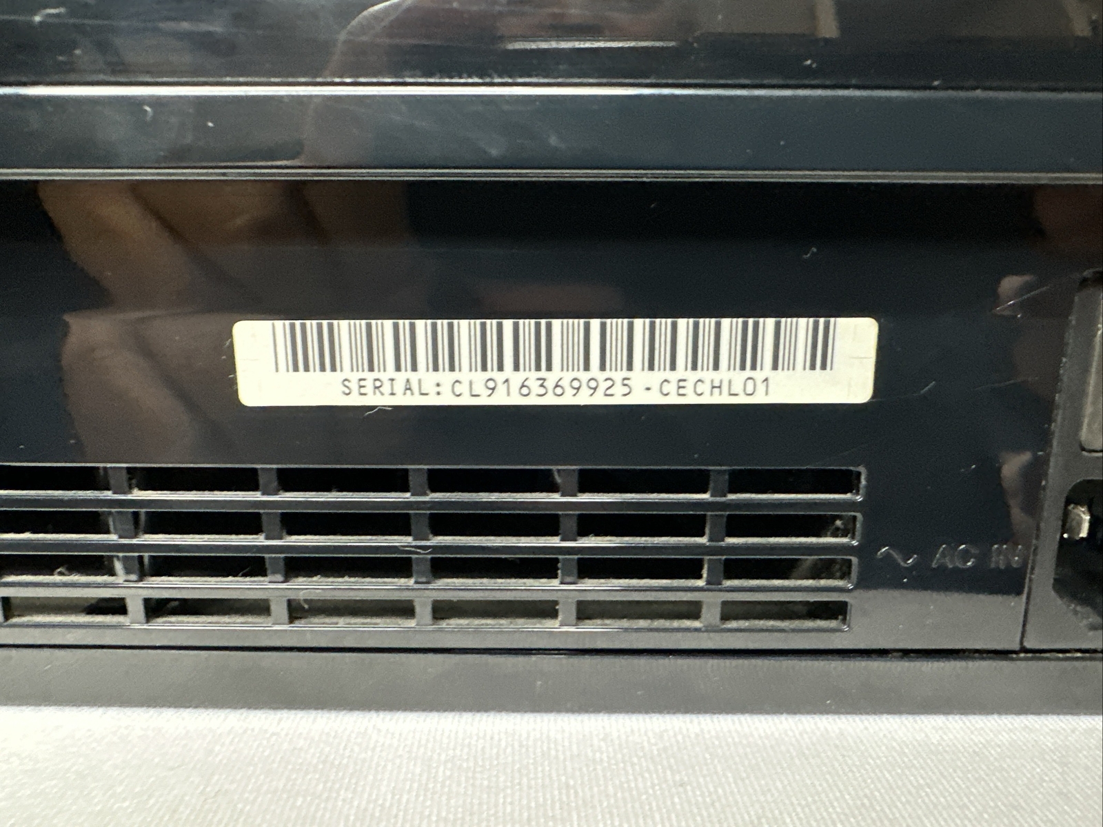 Sony PlayStation 3 PS3 FAT CECHL01 80GB Console 9 Game Bundle Lot ...