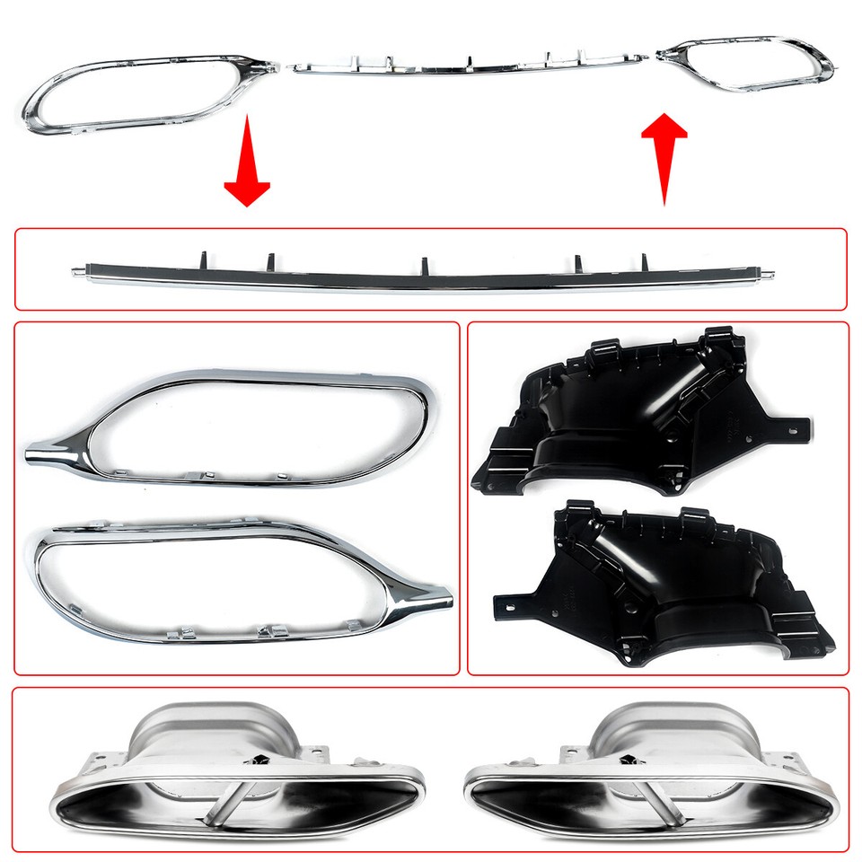 For Benz W222 S-Class 2014-17 Upgrade Maybach FACELIFT 2018-2023 Bumper ...