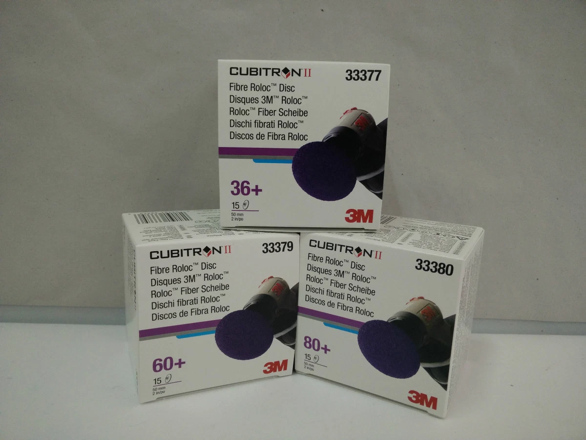 33377 3M CUBITRON ABRASIVE DISCS II Roloc GRIT 36 PIECES, 48% OFF