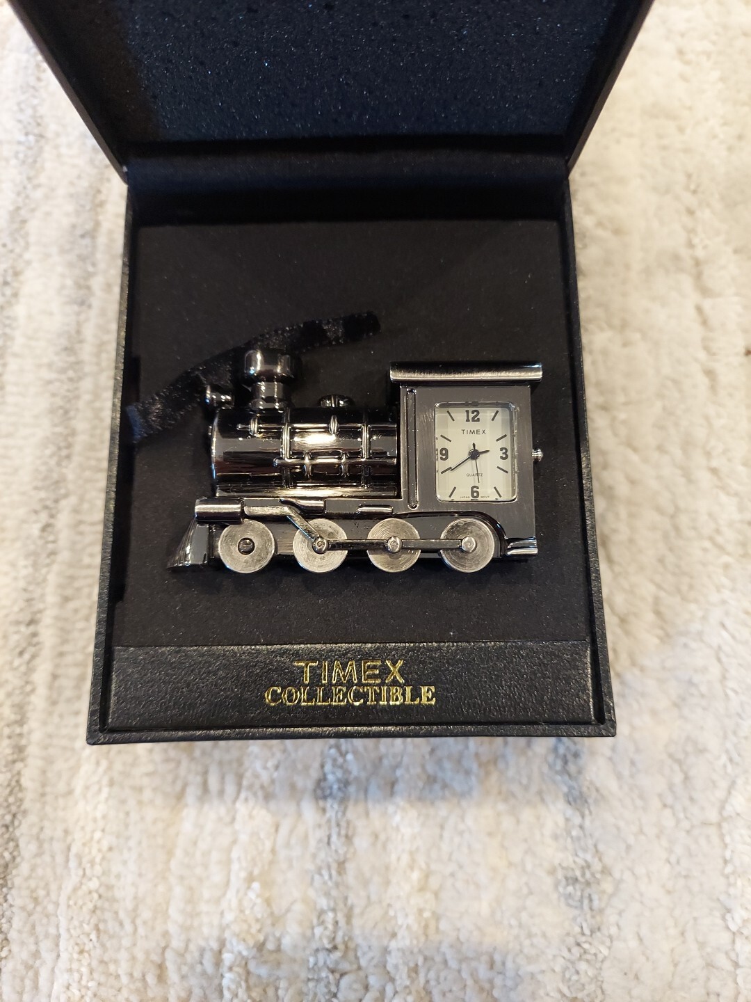 Timex Collectible Mini Clock Locomotive Engine Train NEW Needs Battery ...