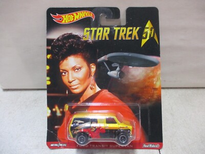 Hot Wheels Pop Culture Star Trek 50 Uhura Ford Transit Supervan | eBay