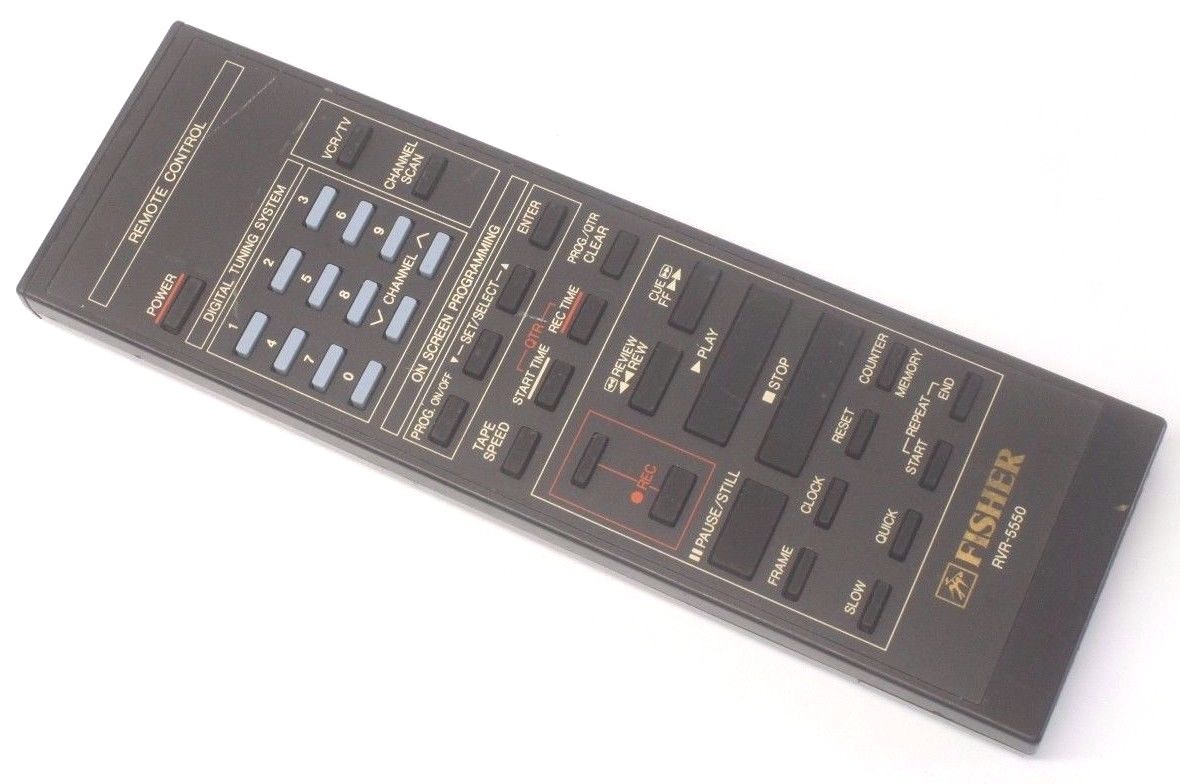 Fisher RVR-5550 Remote Control | eBay