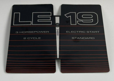 NOS Snapper OEM 7024850 Decal LE19 - 24850 | eBay