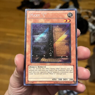 Yu-Gi-Oh! Maxx "C" Secret Rare STOR-EN086 LP | eBay