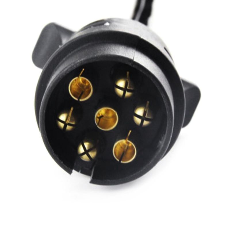 7 Pin Towing Electrics Socket Assembly 12V 7 Way Round Standard Socket ...
