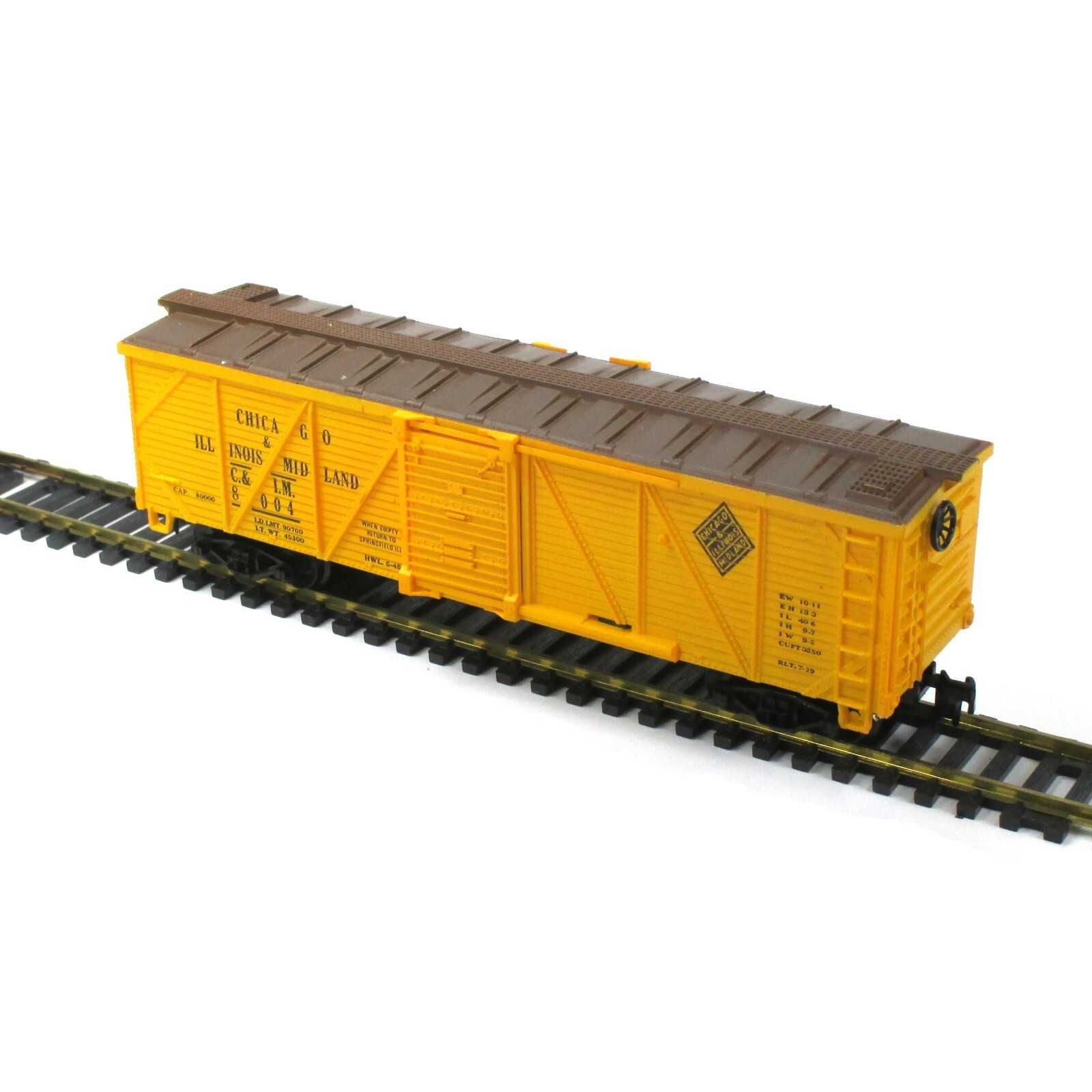 Life-Like HO Scale - Chicago and Illinois Midland - Box Car - 8004 | eBay