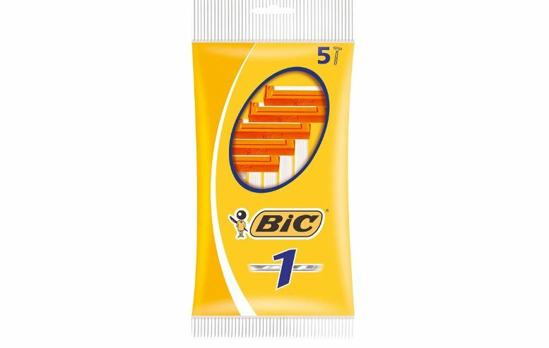BiC 1 Sensitive Mens Single Blade Disposable Shaver - 5 Blade in 1 Pack ...