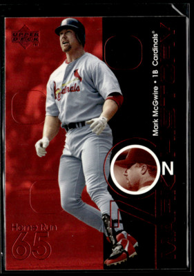 1999 Upper Deck Mark N History #M20 Home Run 65 Mark McGwire Cardinals ...