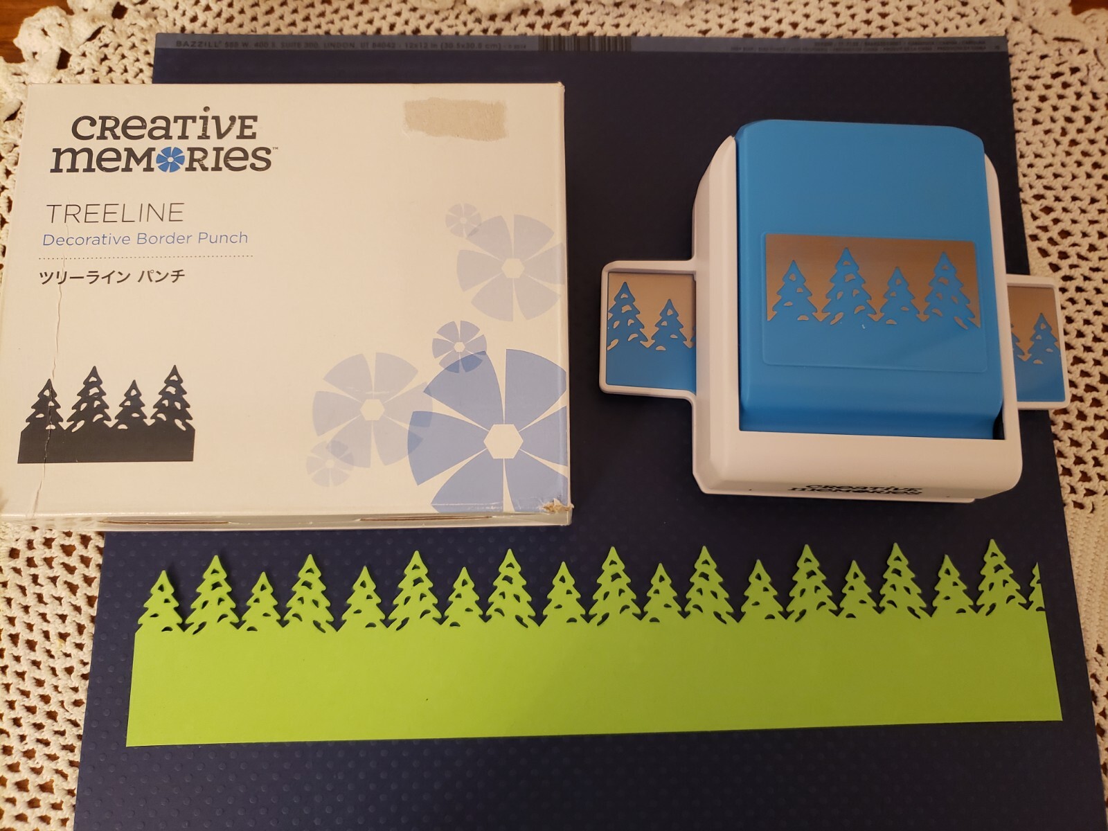 Creative Memories Decorative Border Punch Tree Line Treeline | eBay