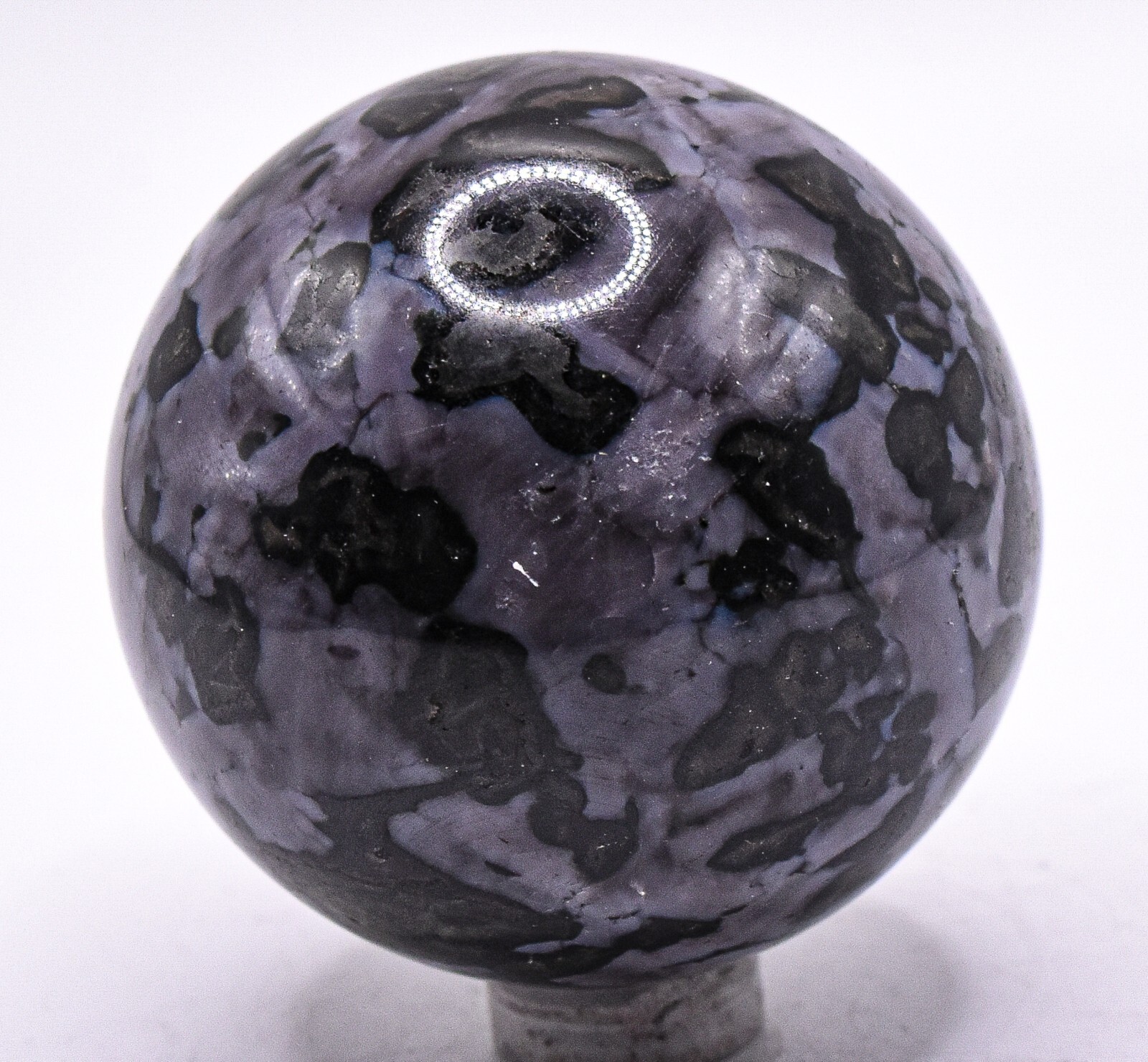 52mm Indigo Gabbro Sphere Polished Natural Gemstone Crystal Mineral ...