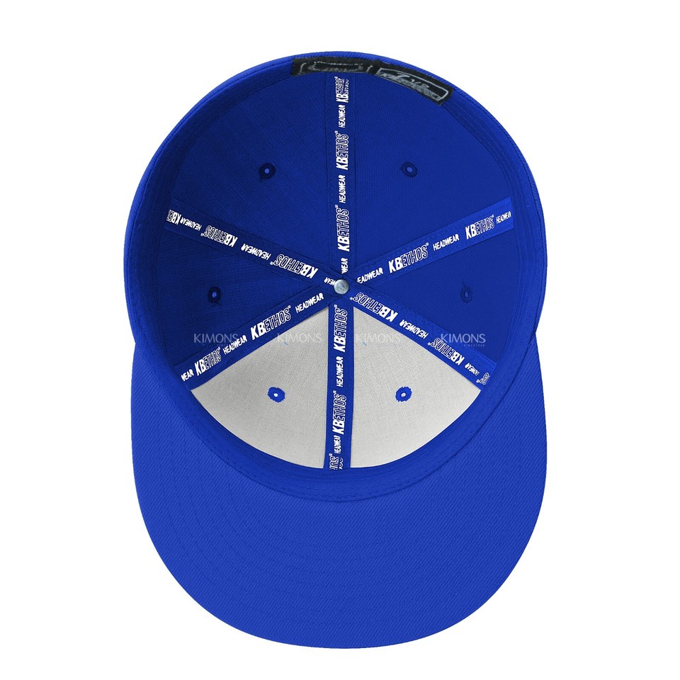 Premium Solid Fitted Baseball Cap Hat Blank Plain Flat Bill 9-Sizes ...