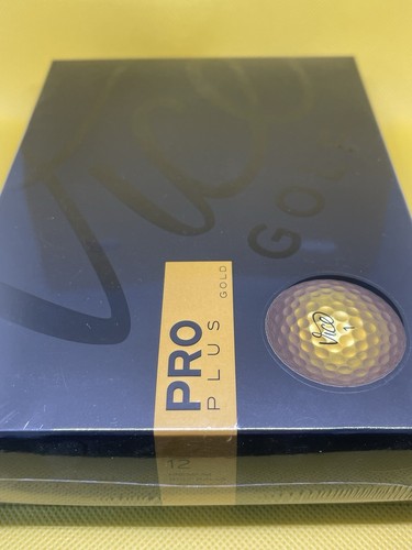 Vice PRO PLUS GOLD Golf Balls NEW ( 1 Dozen Golf balls) Sealed Rare ...