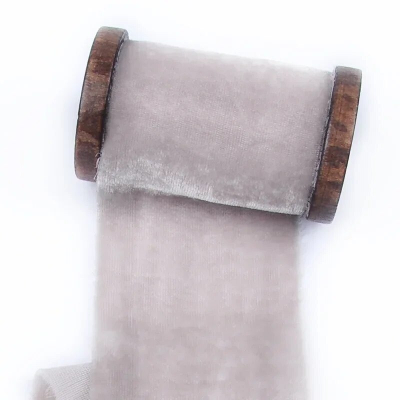 Velvet Ribbon Frayed Edge Trim Handmade Fringe Ribbons Diy Cake ...