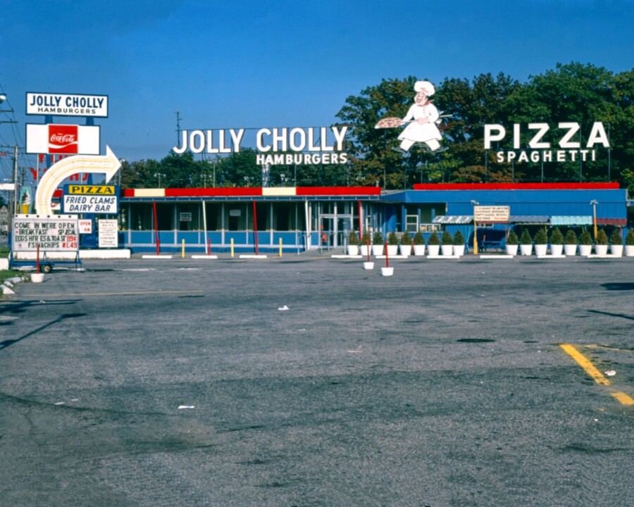 Jolly Cholly Hamburger Stand North Attleboro MA Mass 1978 View 8x10 ...