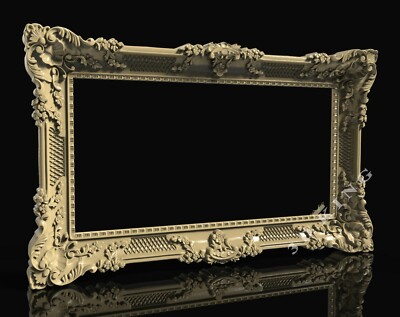 STL 3D Model SQUARE FRAME 20 for CNC Aspire 3D Printer Carving Engraver ...