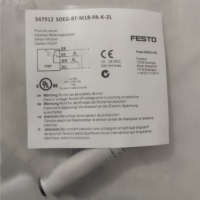 Festo sensor SOEG-RT-M18-PA-K-2L for sale online | eBay