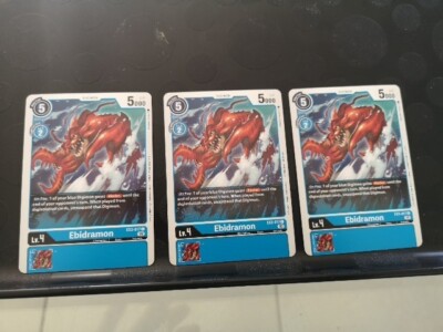 Ebidramon *3 Carte Digimon Ex3-017 | eBay