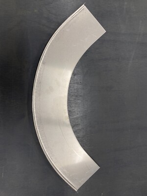 B-Line 75A-90VO12 Cable Tray 90 Deg Vertical Outside Bend Barrier, Al ...