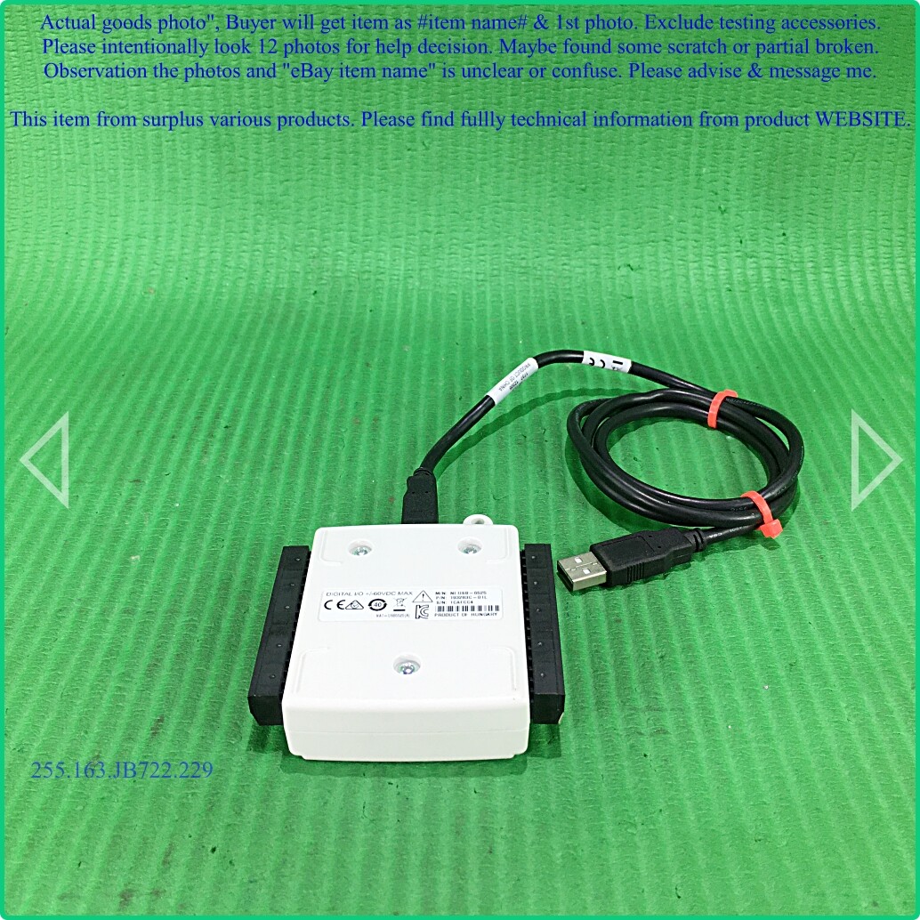 NATIONAL INSTRUMENTS NI USB-6525, DIO Module as photo, 2dφm | eBay