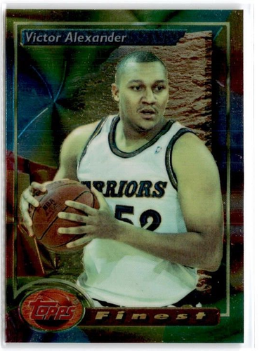 1993-94 Topps Finest Victor Alexander #7 Warriors | eBay