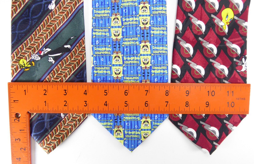 3 Neckties Sponge Bob Tweedy Sylvester Yosemite Sam Fast Ship | eBay
