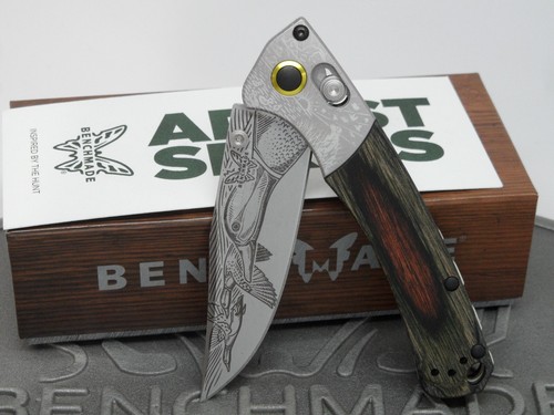 Benchmade 15085-2203 Mini Crooked River Artist Series Mallard Duck ...