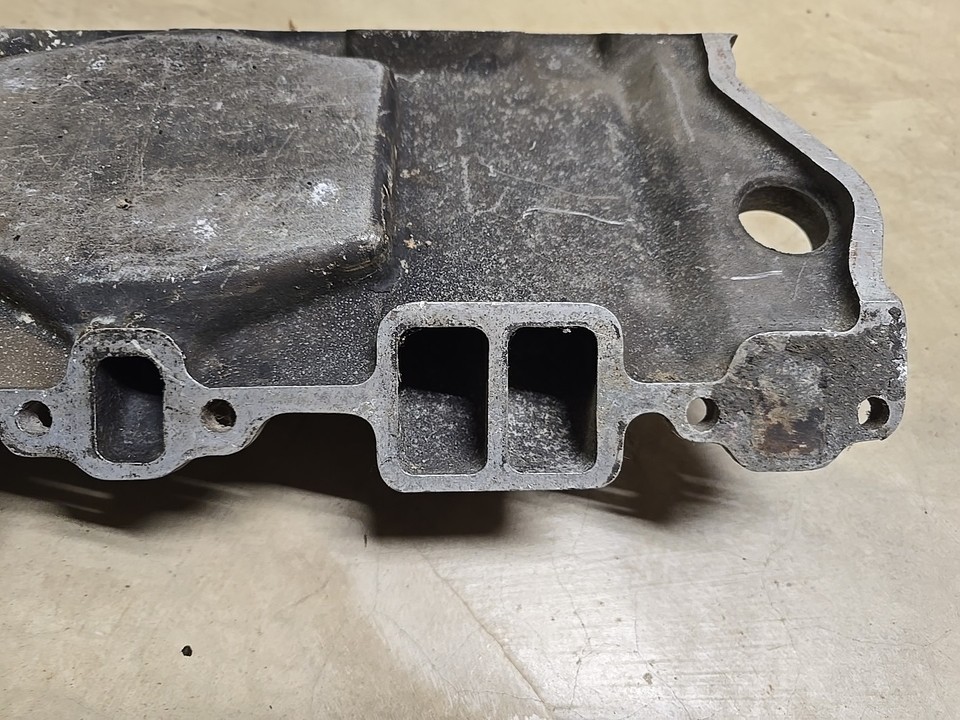 Offenhauser 1956-1961 Chevy Tri-Power 3x2 Intake Manifold Chevrolet SBC ...