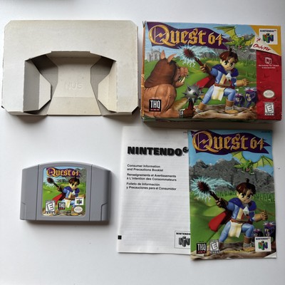 Quest 64 N64 Nintendo 64 - Authentic - Complete In Box CIB - With ...