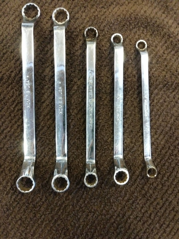 SNAP-ON 12 POINT METRIC FLANK DRIVE 60 DEGREE DEEP OFFSET BOX WRENCH 5 ...