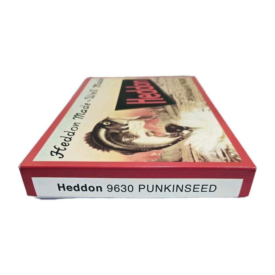 HEDDON 12 PUNKINSEED Fishing Lures Collector Series 9630 GLOW WORM 2005 ...