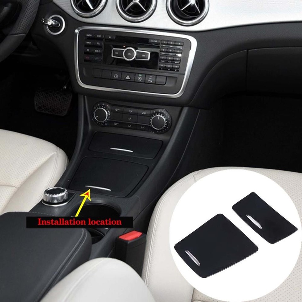 Center Console Storage Box Cover Trim For Mercedes Benz GLA CLA 2013-18 ...