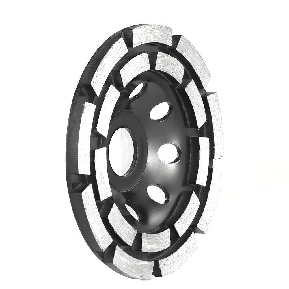 Diamond Segment Grinding Cup Wheel Disc 2 Row Stone Brick Grinder ...