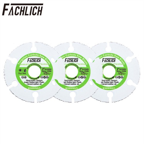 3pcs 2''/50mm Diamond Cutting Disc Saw Blade Cuts Wood Gypsum Boaed ...