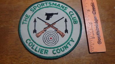 COLLIER COUNTY FLORIDA SPORTSMAN CLUB PATCH BX L #8 | eBay
