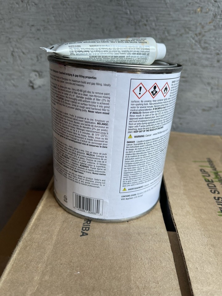 Evercoat Kitty Hair fiberglass reinforced body filler quart | eBay