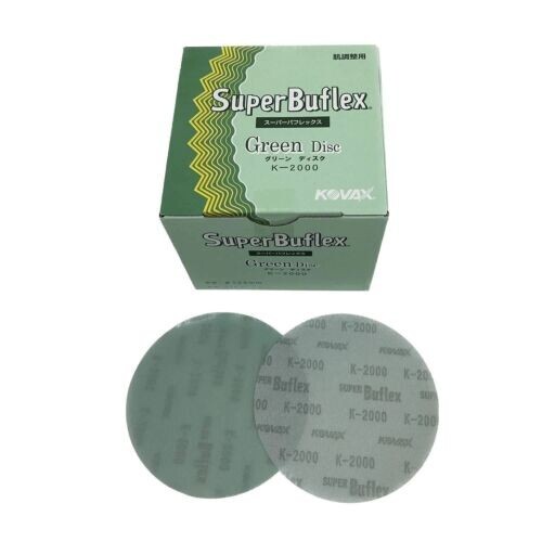 KOVAX Dry Super Buflex disc 125mm dia. Sandpaper K-2000 100 Sheets No ...