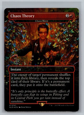 Chaos Theory 0741 FOIL Magic Gathering Secret Lair MTG Dr Ian Malcolm ...