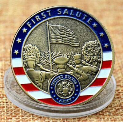 US Military Army First Salute Challenge Coin Collectible Gift | eBay