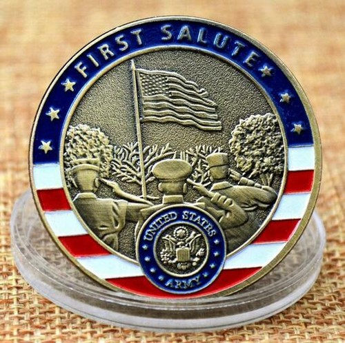 US Military Army First Salute Challenge Coin Collectible Gift | eBay