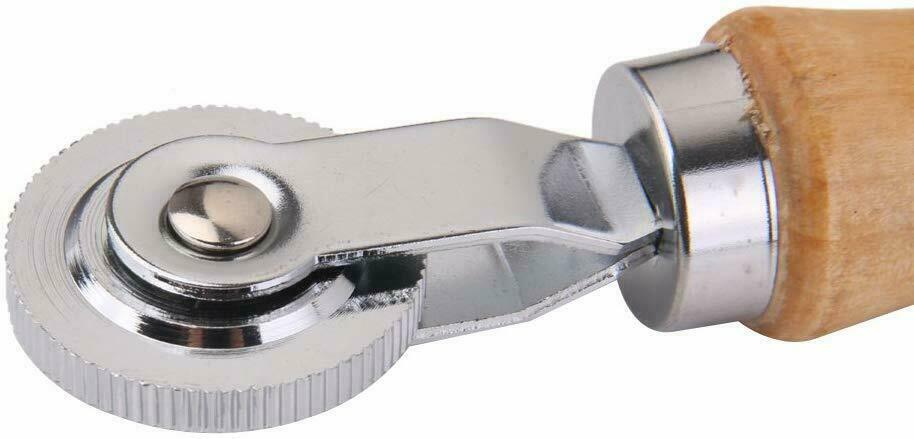 Professional 2 Inch Tire Patch Repair Stitcher Roller Tool with Wooden ...