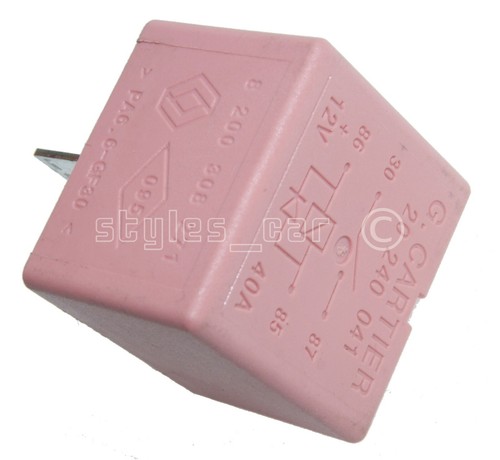 8200308271 Renault Clio Trafic Primastar Vivaro..etc 4-Pin Pink Relay ...