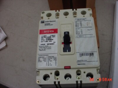 Eaton / Cutler-hammer / Westinghouse FDC3015 Series C Circuit Breakers ...
