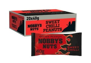 Nobbys Nuts Sweet Chilli in Display box Case 20x40g new sealed uk | eBay