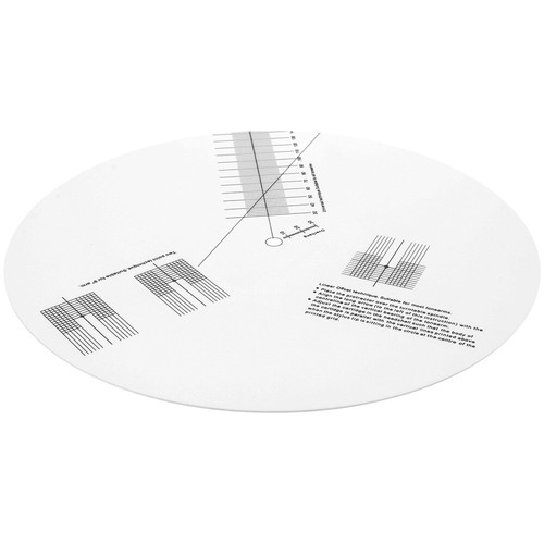 record alignment protractor mat Phono Detection Ruler Blank Vinyl ...