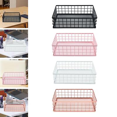Desktop Storage Basket Storage Bins Multipurpose Portable Mesh Storage ...