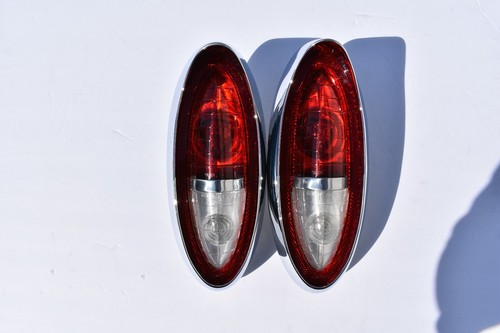 1954 54 Chevy Tail Lights Assemble w/ Chrome Bezel & Backup,Taillite ...