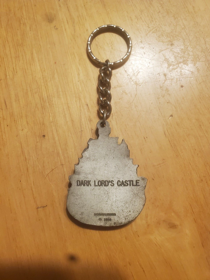 Dark Lord's Castle Key Chain Rawcliffe Pewter 1988 Jeweled | eBay