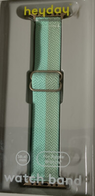 🧷 Heyday Knit Watch Band for Apple Watch 38-41mm - Green/teal 🆕 | eBay
